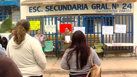 Toman Secundaria General 24 En Tijuana Familias Denuncian