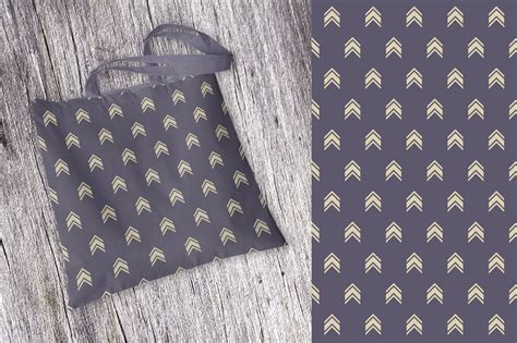 10 Seamless Geometric Arrows Vector Patterns