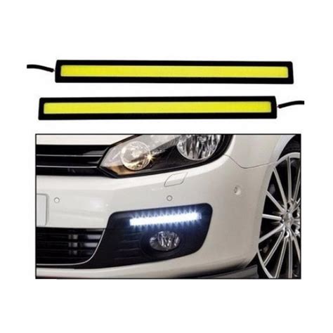 Par Barra Led Drl Farol Auxiliar Automotivo 17cm Shopee Brasil