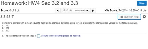 Solved Homework Hw4 Sec 3 2 And 3 3 Save Score 0 Of 1 Pt