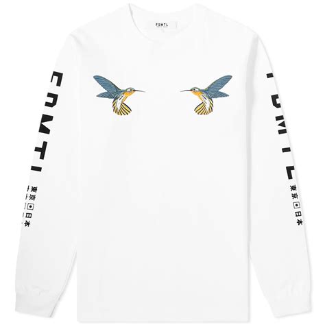 Fdmtl Long Sleeve Hummingbird Tee White End