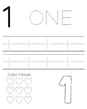 Number Tracing By Beyoutiful Minds TPT