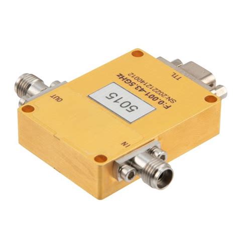 1 Mhz To 435 Ghz Absorptive Digital Control Attenuator 315 Db 6 Bits 05 Db Step Size