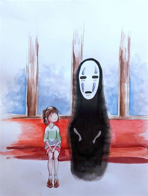 Spirited Away Watercolor By Tornfacewilson On Deviantart