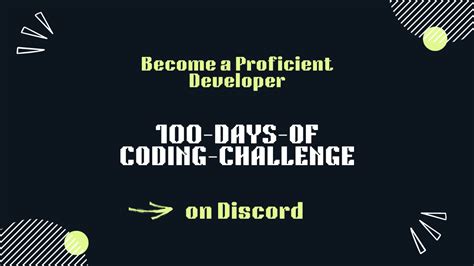 100 days of coding challenge on discord