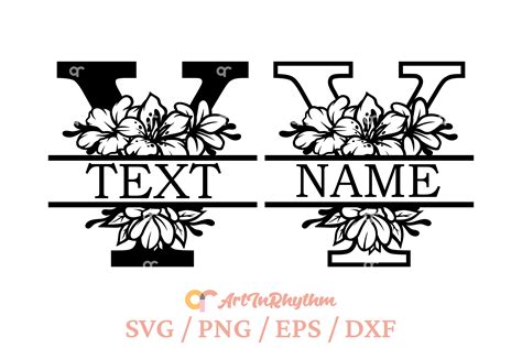 Letter Y Split Monogram Svg Graphic By Artinrhythm · Creative Fabrica