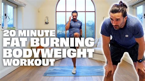 20 Minute Fat Burning Bodyweight Workout The Body Coach Tv Weightblink
