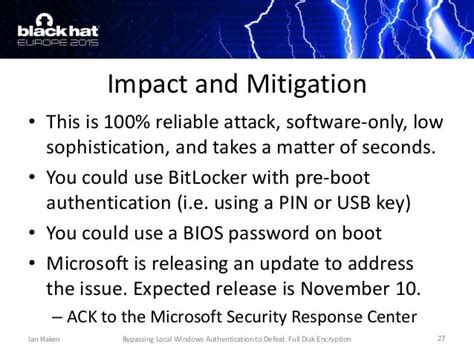 Eu 15 Haken Bypassing Local Windows Authentication To Defeat Full Disk Encryptionpdf