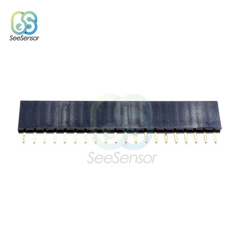10pcs 1x20 Pin Single Row Straight Female Pin Head Vicedeal