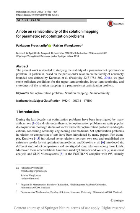A Note On Semicontinuity Of The Solution Mapping For Parametric Set Optimization Problems