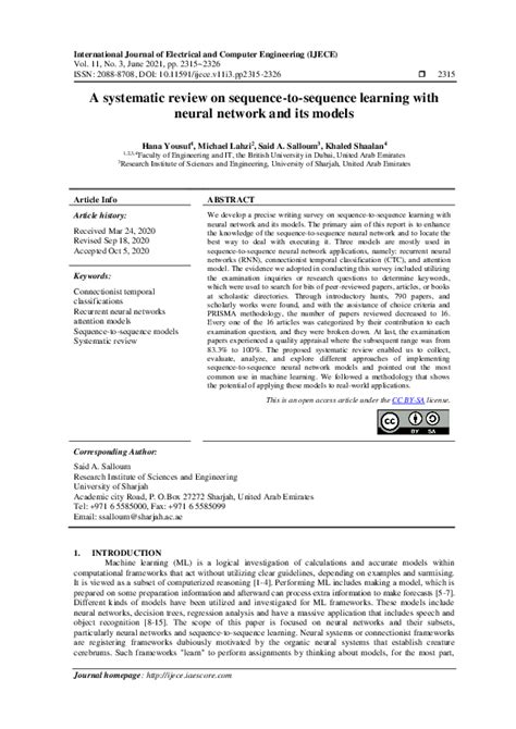 pdf a systematic review on sequence to sequence learning with neural