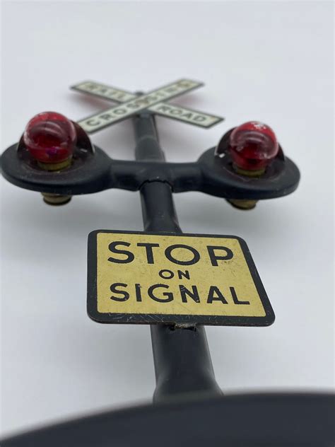 Marx Railroad Crossing Signal Etsy