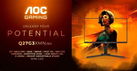 Aoc Gaming Q27g3xmn Bk Το Miniled Gaming προσιτό σε όλους