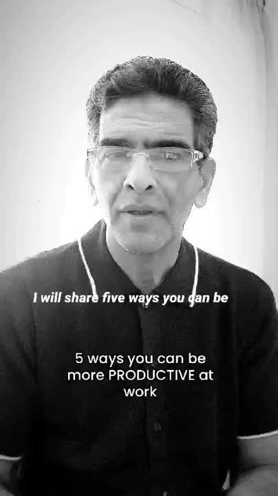 Nasir Zaidi On Linkedin Boost Your Productivity