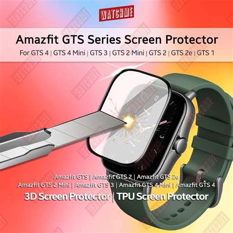 Amazfit Gts Series Screen Protector D Full Cover Pmma Film Tpu Soft Film For Gts Mini