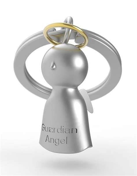 Guardian Angel Key Ring By Metalmorphose
