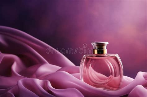 Violet Perfume Bottle Glass Generate Ai Stock Illustration Illustration Of Cosmetic Luxury