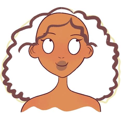 How To Draw A Girl With Curly Hair On Procreate Easy Beginner Tutorial
