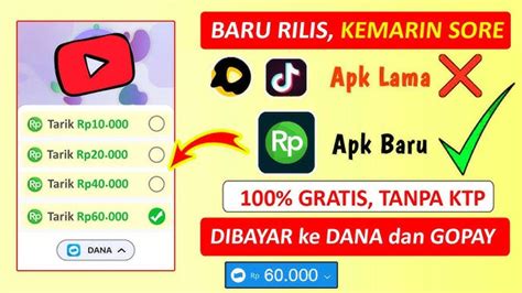 7 Aplikasi Penghasil Uang Yang Aman Dan Terbukti Nyata Saldo Langsung