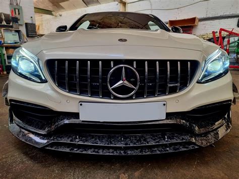 Mercedes Carbon Fibre Brabus Front Lip Side Skirt Diffuser Spoiler
