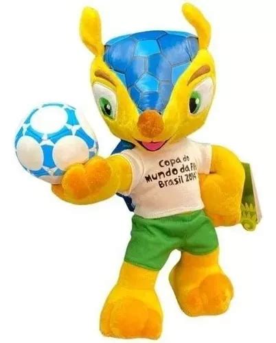 Mascote Da Copa 2014 Fuleco Oficial 31cm Frete Grátis