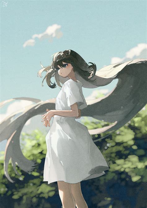 Safebooru 1girl Absurdly Long Hair Bangs Blue Eyes Blurry Blurry