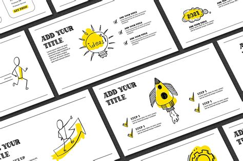 Sketch Pencil Powerpoint Template Graphic By Sky Creation · Creative