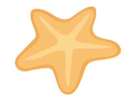 ヒトデのイラスト イラスト無料・かわいいテンプレート