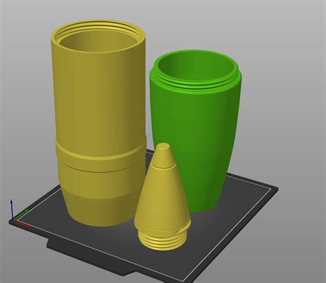 🧨 105mm Artillery Shell Whiskey Stash Stl・ Stl File For 3d Printing・cults