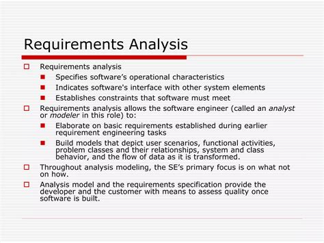 Analysis Modeling In Software Engineering Ppt
