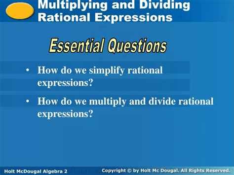 PPT Simplifying And Multiplying Rational Expressions Essentials PowerPoint Presentation ID