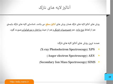 روش های سنتز، آنالیز و کاربردهای لایه های نازک Ppt Download