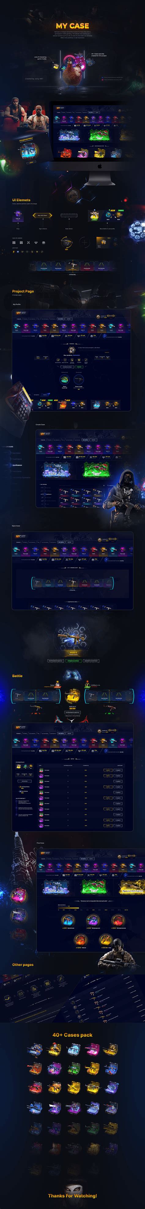 My Case CSGO Open Case UX UI On Behance