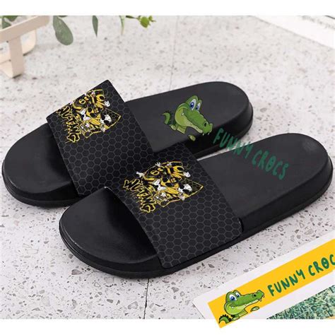 Step Into Unbeatable Comfort With Killa Bees Wu Tang Crocs Slides Limited Edition
