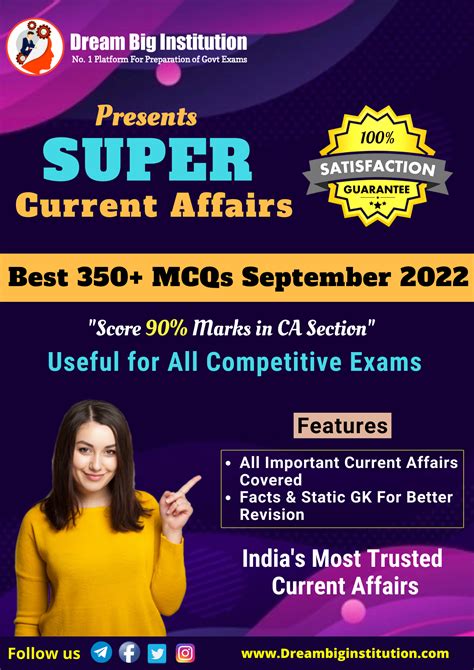Super Monthly Current Affairs Pdf September 2022 Download