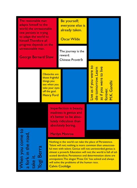 Mondrian Layout Elise S Design Journal