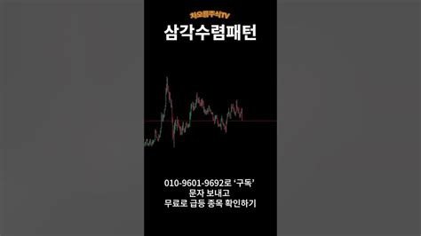 국내주식 이것이 패턴이다 삼각수렴 Youtube