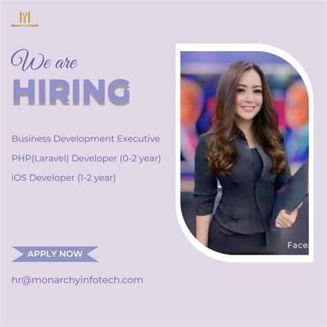 Monarchy Infotech On Linkedin Hiring Joinourteam Bde Php Laravel