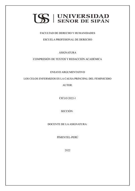 PAF CTRA Productos académico final FACULTAD DE DERECHO Y