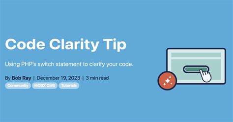 Code Clarity Tiphtml