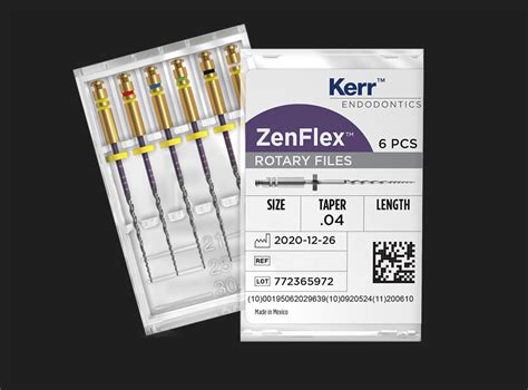 Zenflex Rotary Nickel Titanium File 25 06 25mm Gama