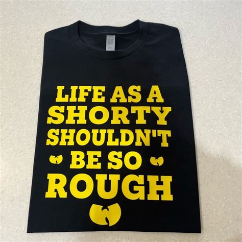 Undefeated Energy Shirts Life As A Shorty Shouldnt Be So Rough Tee