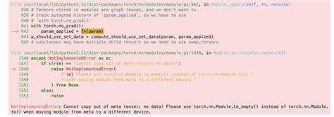 Ai4bharatindicf5 · Notimplementederror Cannot Copy Out Of Meta Tensor When Moving Model — How