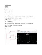 Prelab 4 Pdf Anthony Galgano Prelab 4 ECE 2201 Prelab 4A P1 Kn W L 1 0 MA V 2 K PW L 0 5