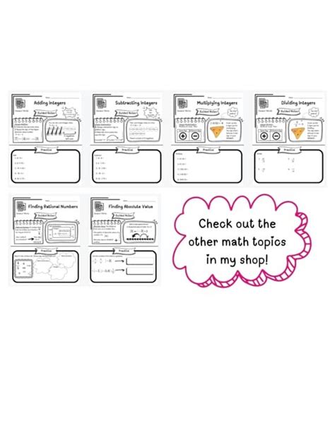 7th Grade Math Volume Surface Area Prisms Pyramids Geometry Guided Notes