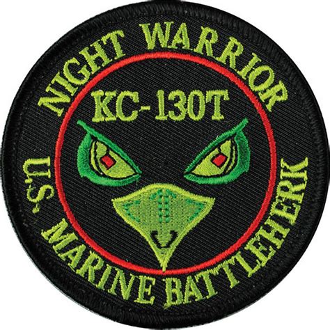 Usmc Kc 130t Night Warrior Patch Devil Dog Depot