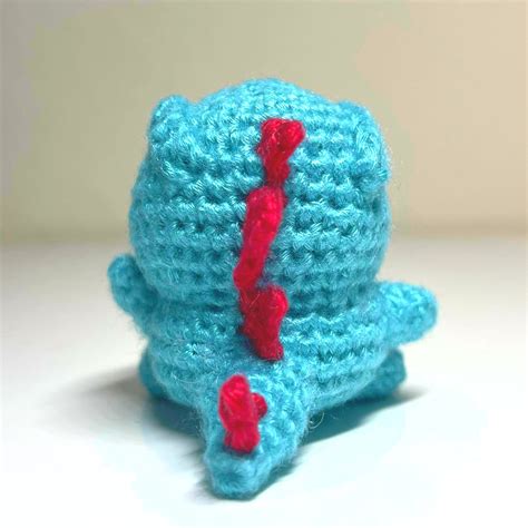 Totodile Pokemon Chibi Amigurumi Crochet Pattern Etsy