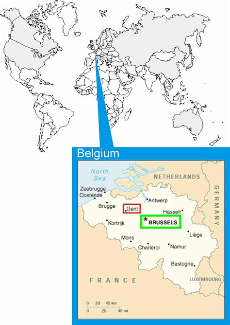 Bruxelas no mapa Onde encontra se em Bruxelas no mapa Bélgica