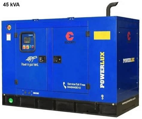 45 Kva Escort Diesel Generator At Rs 446600set Neredmet Hyderabad