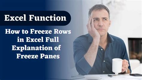 How To Freeze Rows In Excel Freeze Panes Function In Excel